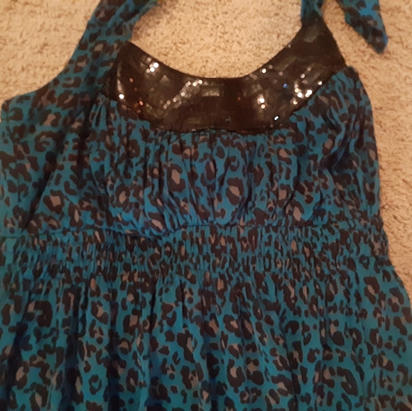 torrid | Dresses | Torrid Blue Leopard Print Maxi Dress Nwot | Poshmark